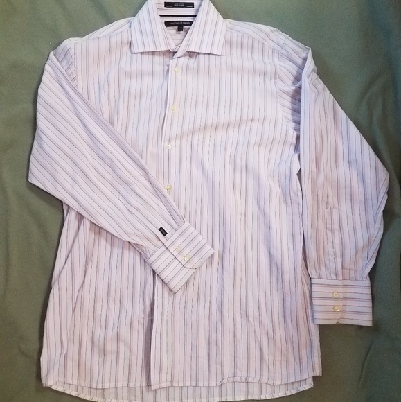 Markham of Canada | Shirts | Purple And White Striped Shirt | Poshmark